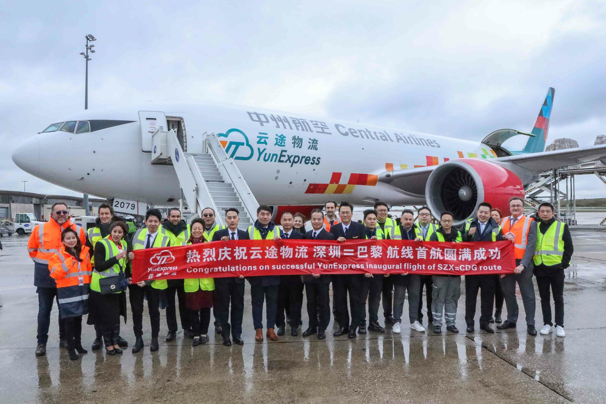 Zongteng Group welcomes Shenzhen-Paris inaugural flight - AIR CARGO WEEK